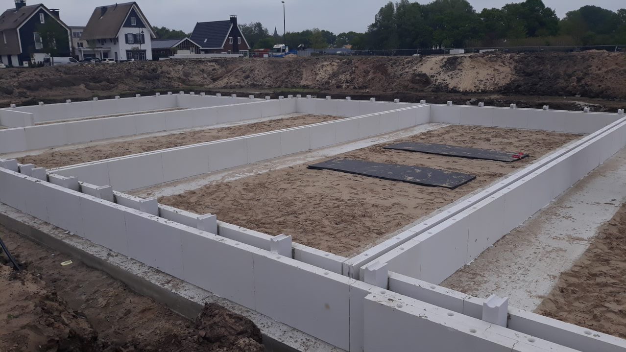 Kalkzandsteen in de fundering - Calduran Kalkzandsteen